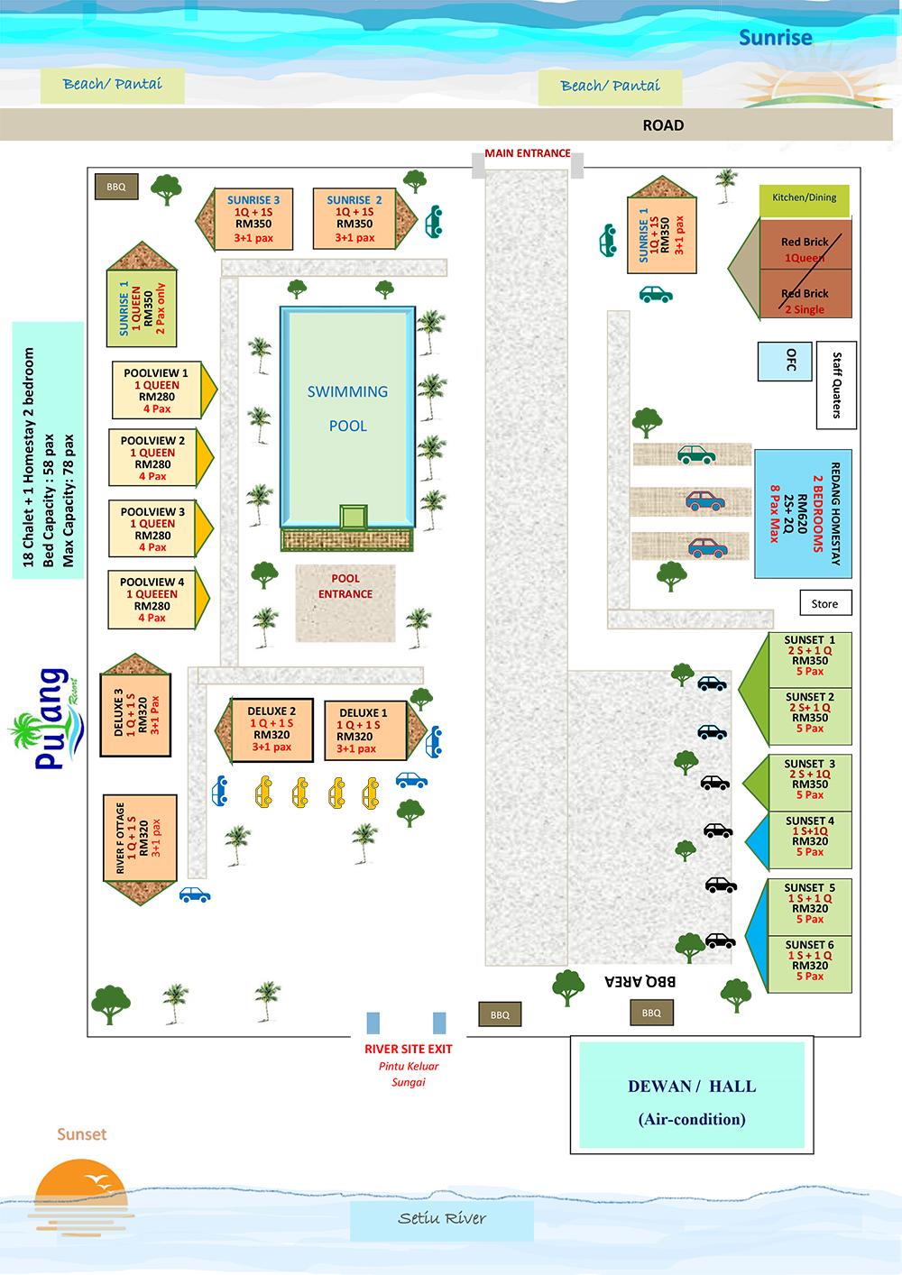 Layout Plan – Pulang Resort