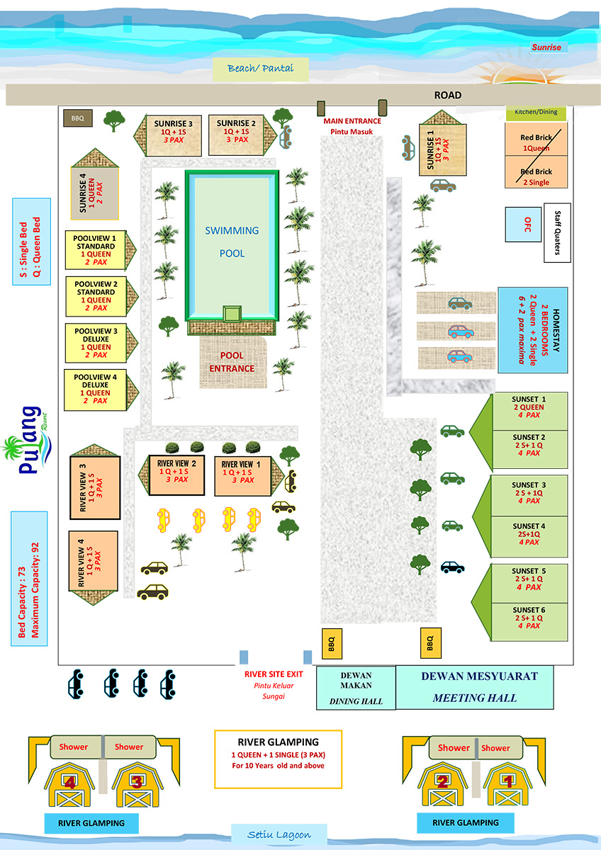Layout Plan – Pulang Resort
